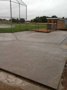 baseball-field-concrete | Wohlwend Concrete